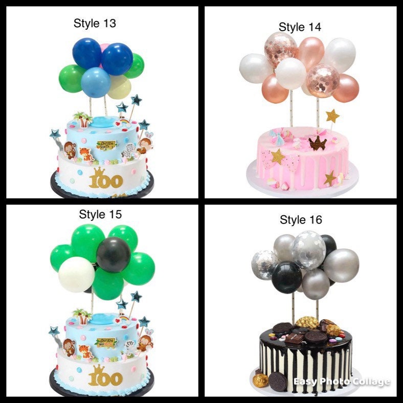 Mini Balloon Cake Topper Birthday Wedding Party Baby - Etsy