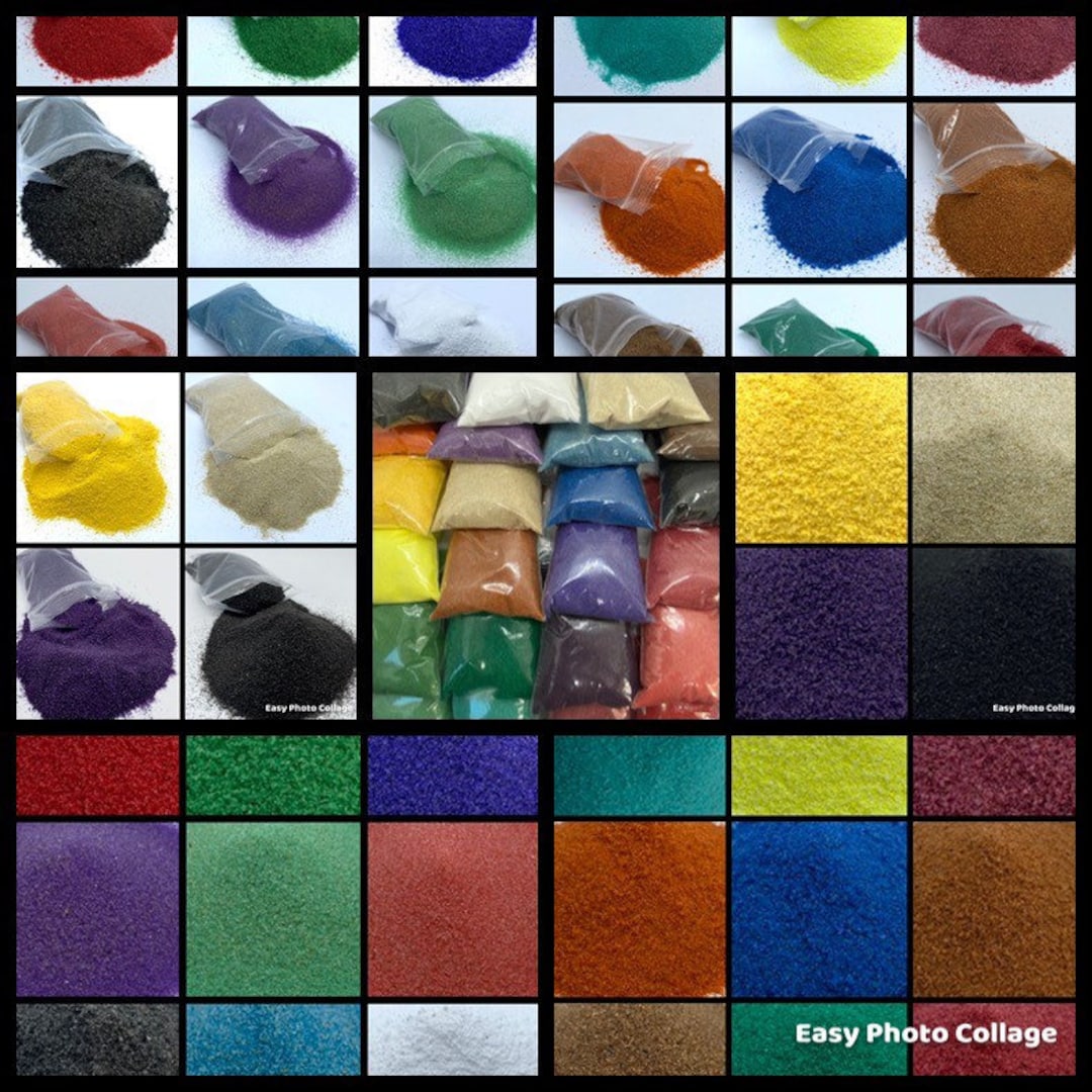 500g Decorative Coloured Sand - Etsy Australia
