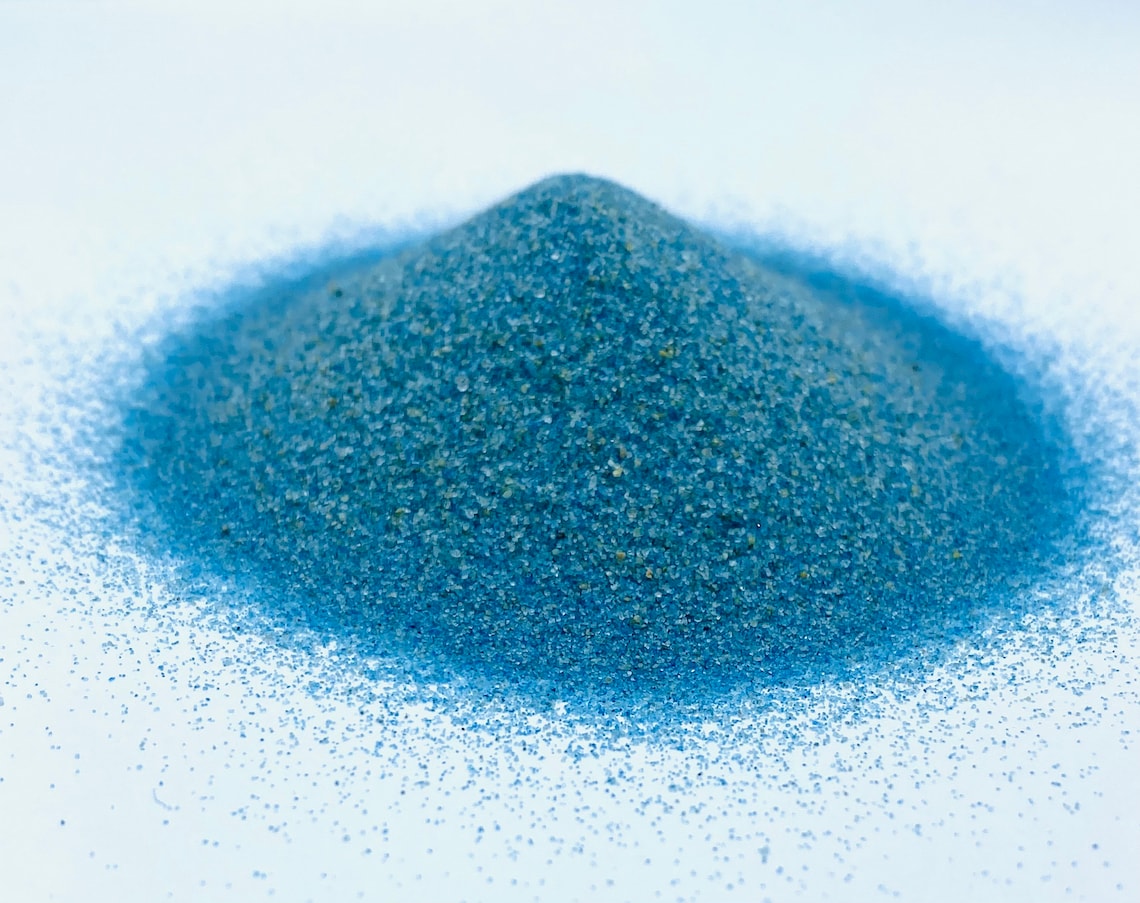 Light Blue Decorative Coloured Sand - Etsy UK
