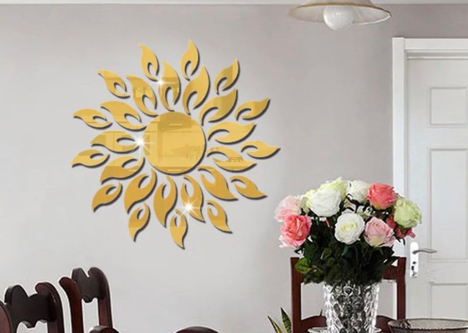 3d Mirror Vinyl Removable Wall Sticker Decal Home Decor Art | Etsy