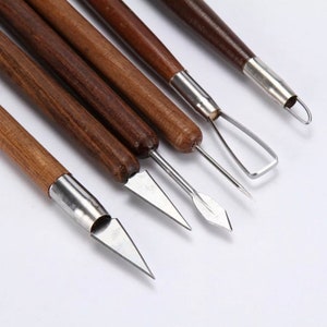 6 Sculpting Tools in Different Sizes and Shapes - Ideal for Working ...