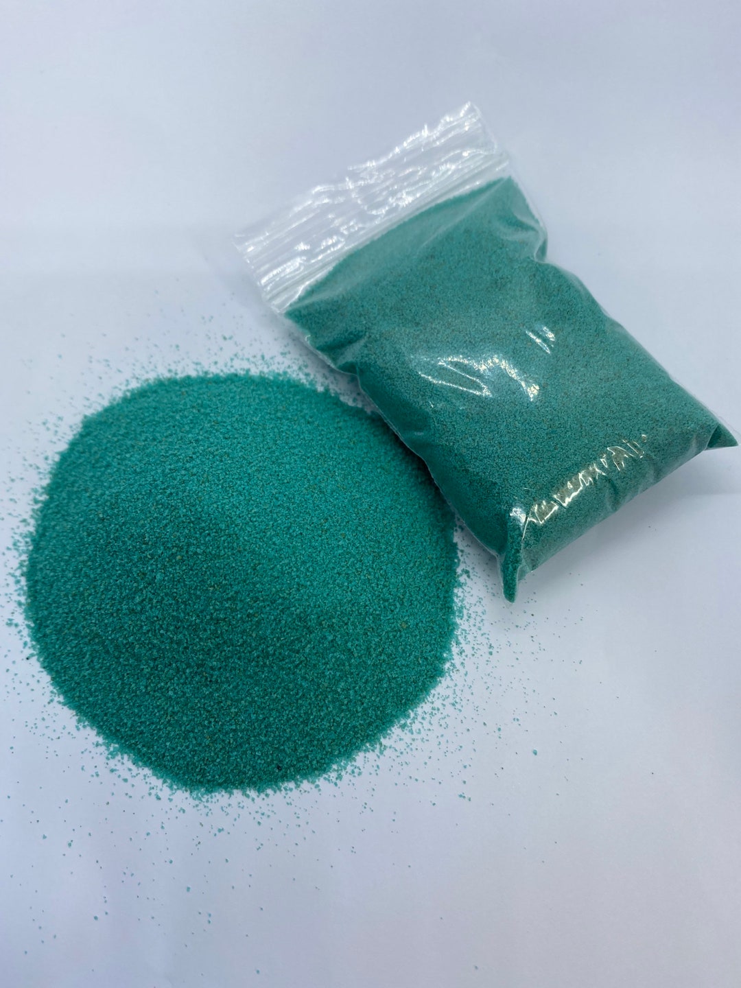 Turquoise Decorative Coloured Sand - Etsy UK