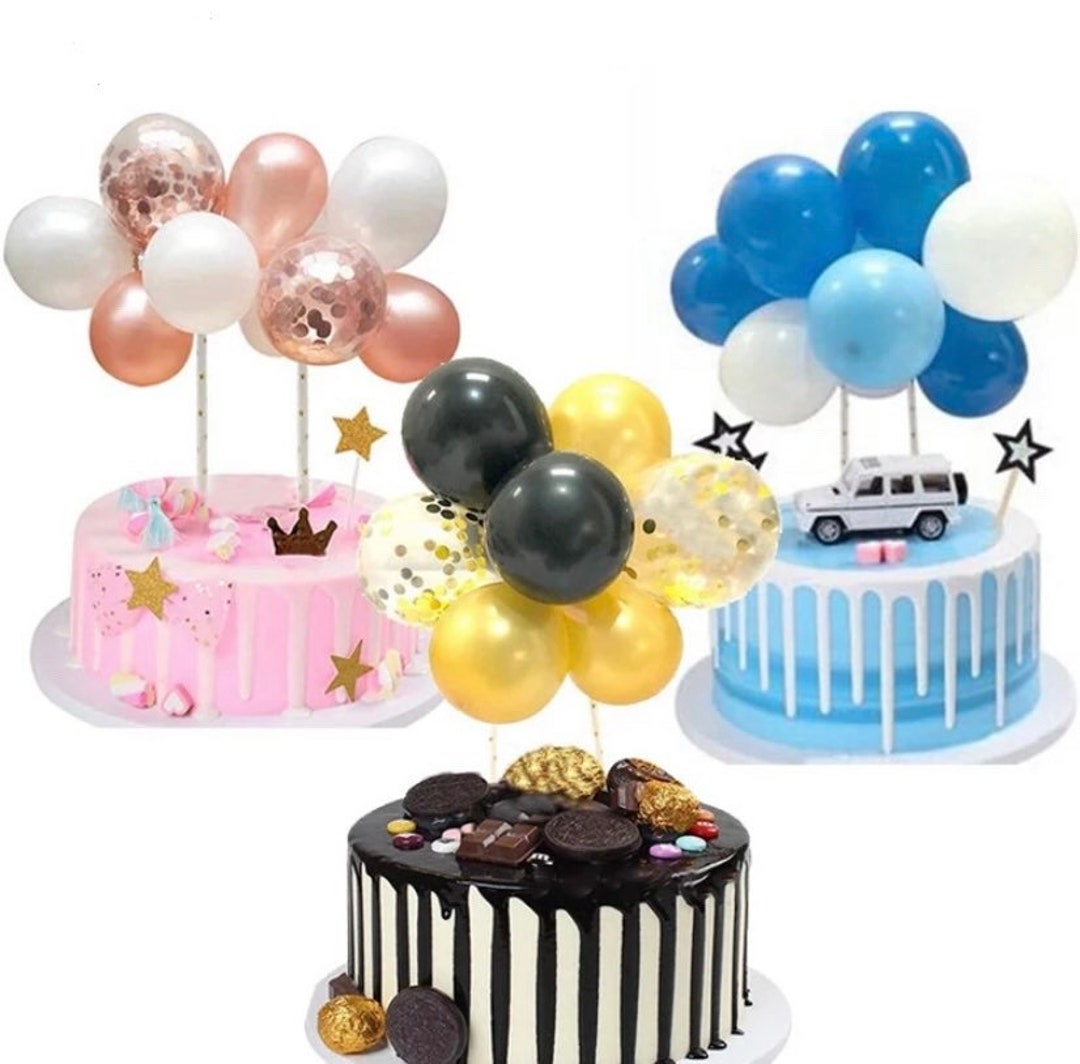 Mini Balloon Cake Topper, Birthday, Wedding, Party, Baby Shower. - Etsy