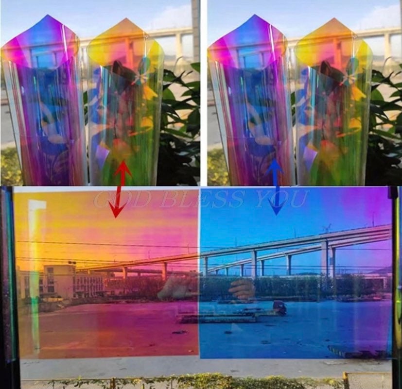 Aurora AB Effect Reflective Mirror Paper. 20* 10 Cm - Etsy UK