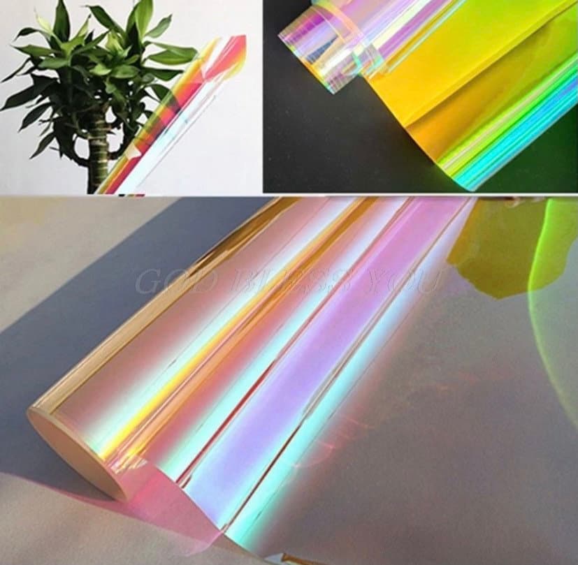 Aurora AB Effect Reflective Mirror Paper. 20* 10 Cm - Etsy UK