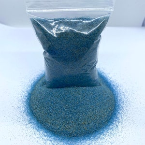 Light Blue Decorative Coloured Sand - Etsy UK