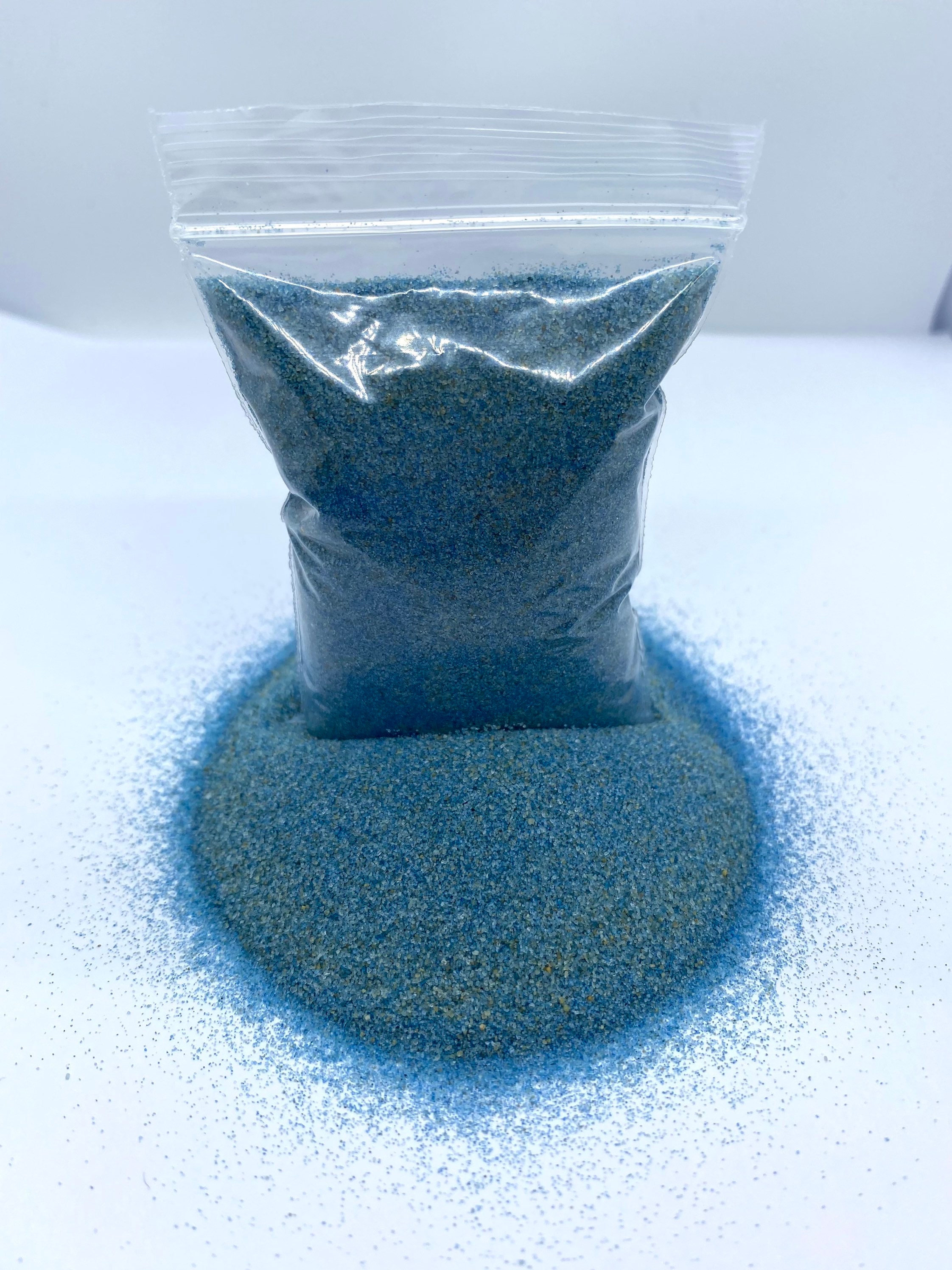 Light Blue Decorative Coloured Sand - Etsy UK