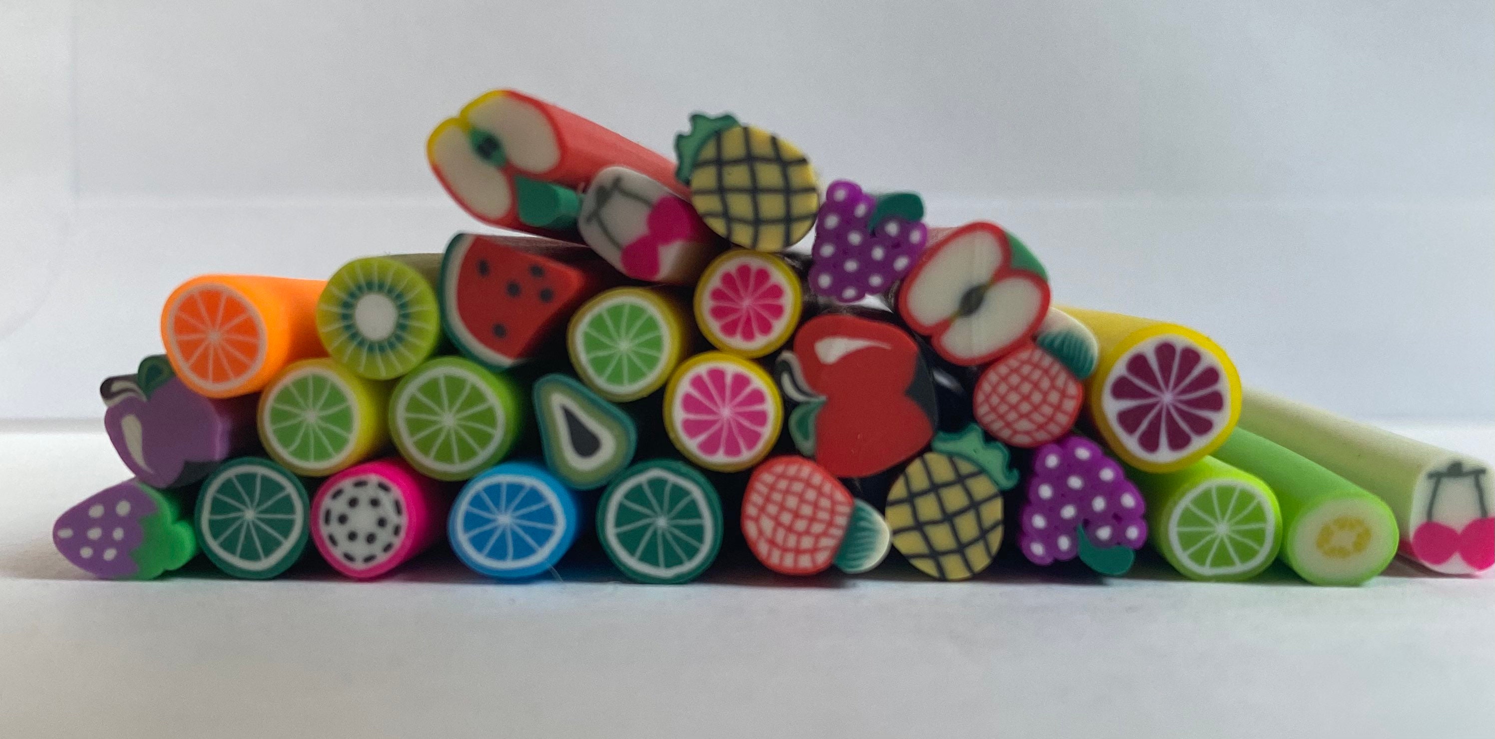 Handmade Polymer Clay Nail Art Decoration, Fashion Nail Care, No Hole ...