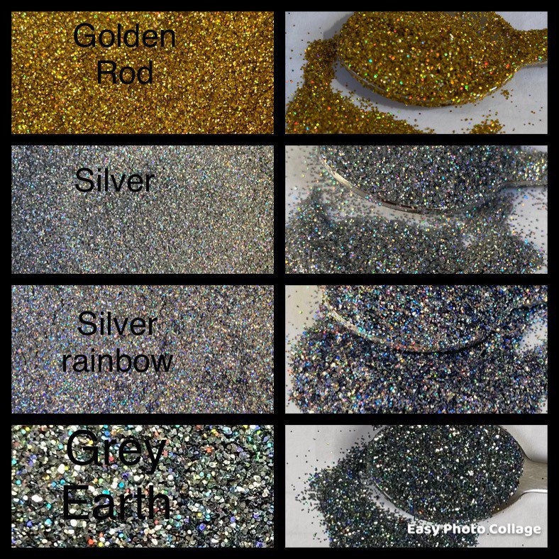 Holographic Gradient Sparkly Dust Glitter Powder Dazzling - Etsy UK