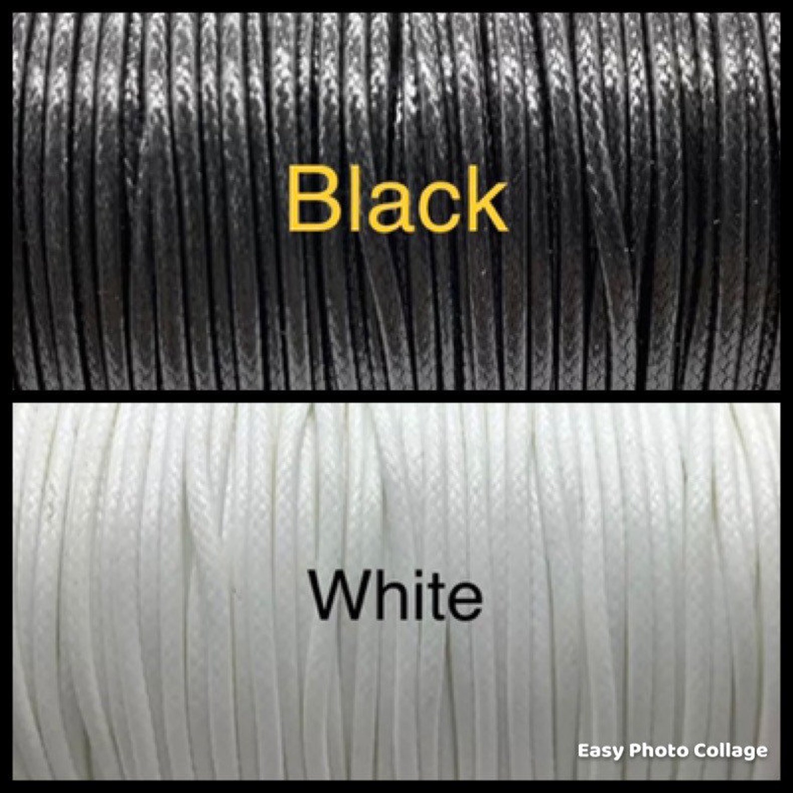 0.5mm0.8mm 1 Mm 1.5mm 2 Mm Waxed Cotton Cord String Strap - Etsy