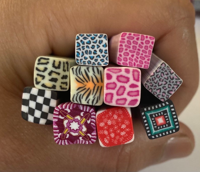 Handmade Polymer Clay Nail Art Decoration Fashion Nail Care - Etsy UK