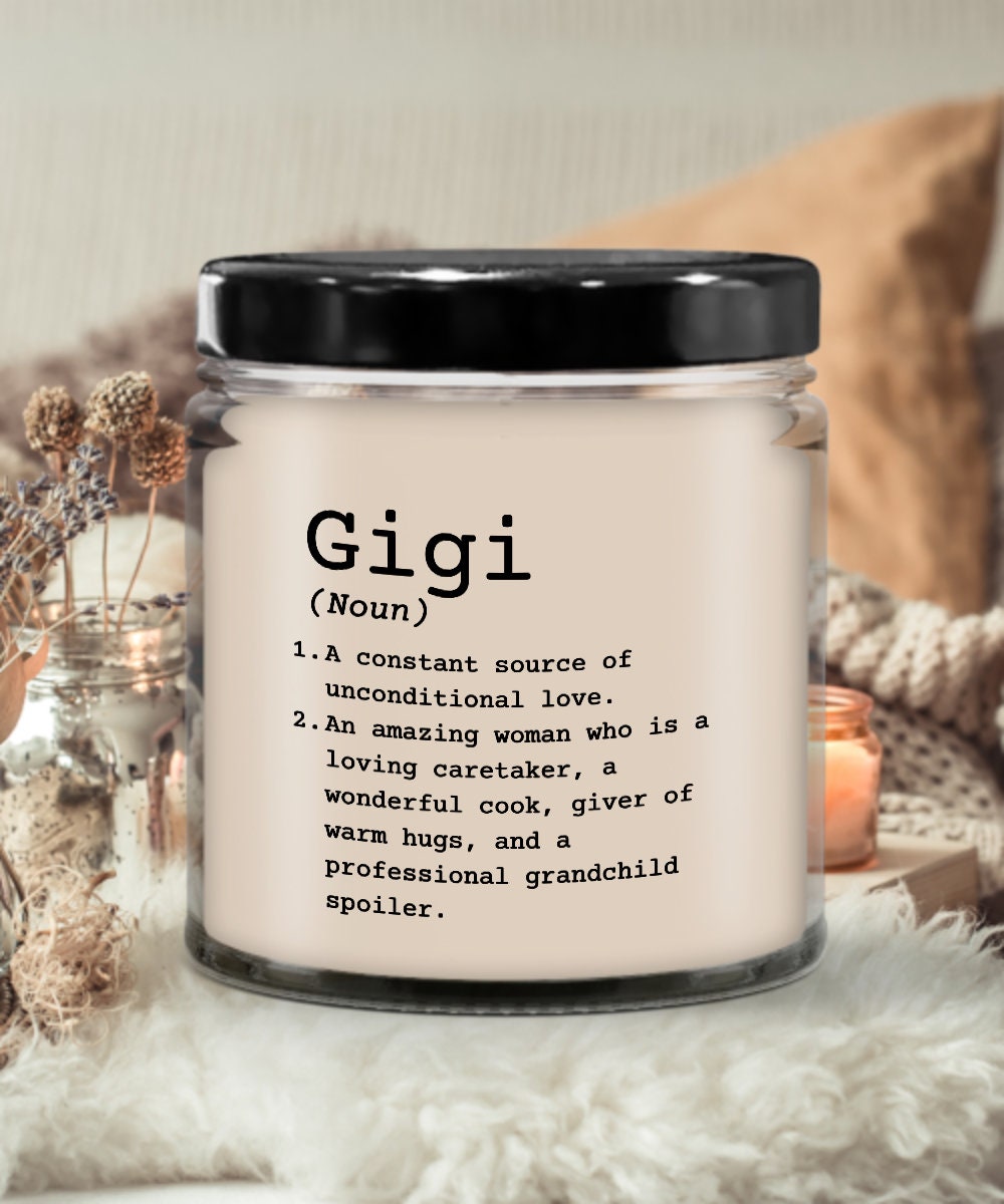 Gigi Gift, Gigi Definition Candle, Grandparent Gifts, Gigi Grandmother ...