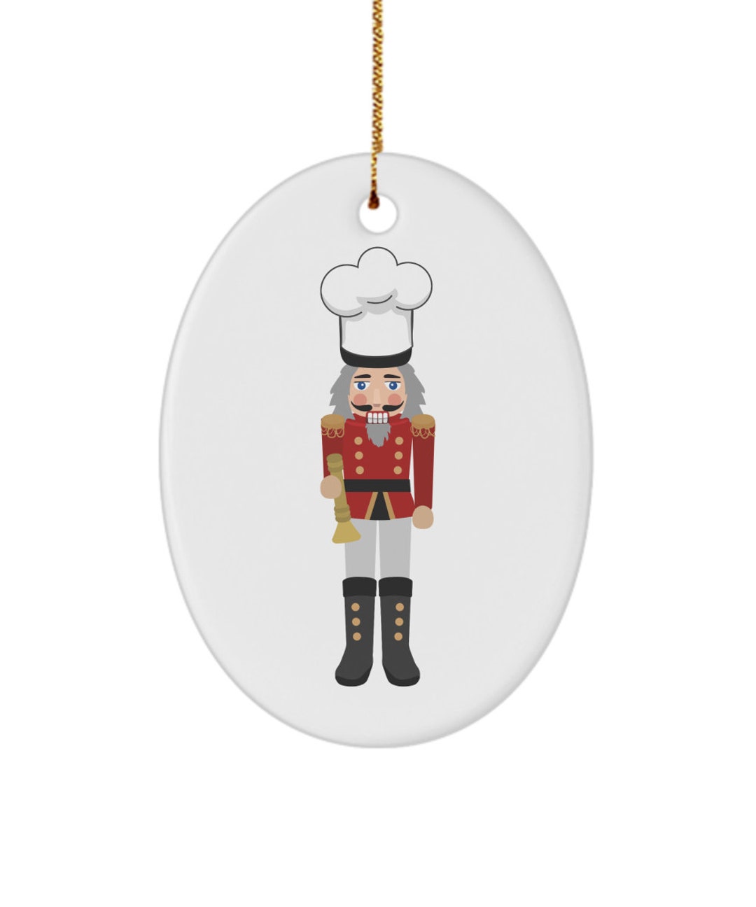 Nutcracker Baker Ornament Baking Christmas Gift Custom - Etsy