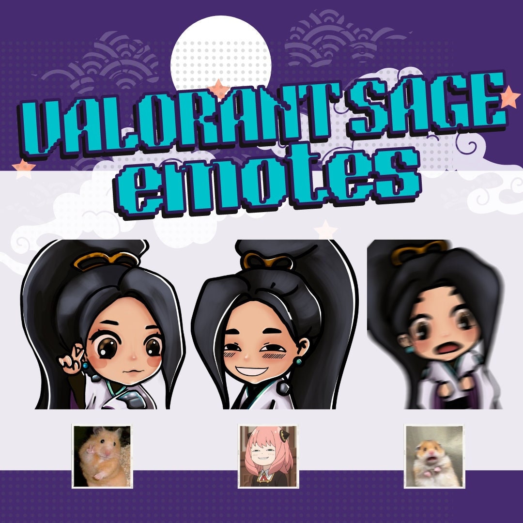 Valorant Sage Custom Streamer Emotes for Twitch/youtube/discord - Etsy