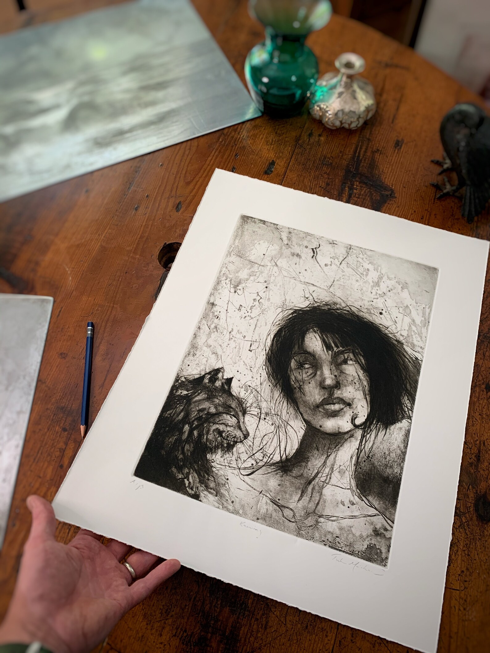 Original Etching, Fine Art Print, Intaglio by Jake Muirhead - Etsy
