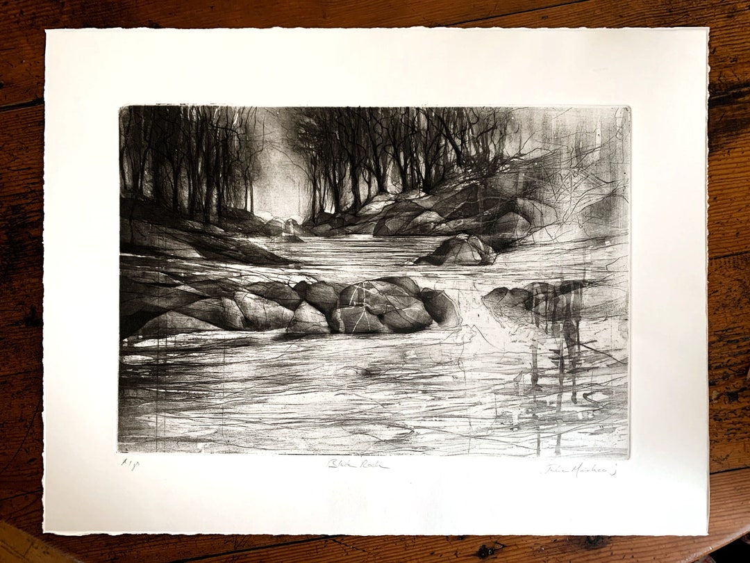 Original Etching, Fine Art Print, Intaglio by Jake Muirhead - Etsy