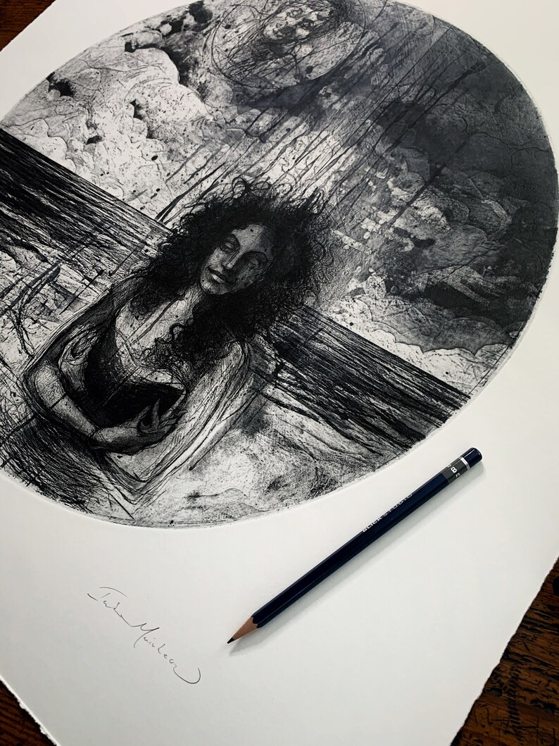 Original Etching, Fine Art Print, Intaglio by Jake Muirhead - Etsy