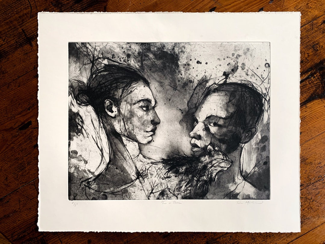 Original Etching, Fine Art Print, Intaglio by Jake Muirhead - Etsy