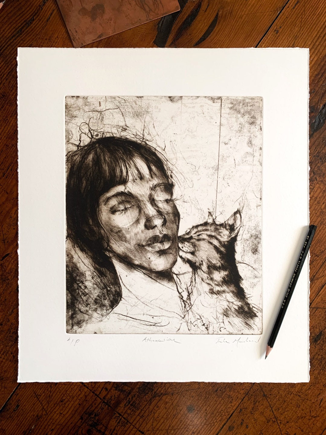 Original Etching, Fine Art Print, Intaglio by Jake Muirhead Athanasiou ...