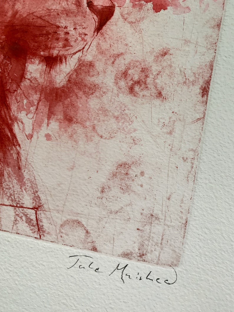 Original Hand-pulled Etching. Intaglio Print by Jake Muirhead ...