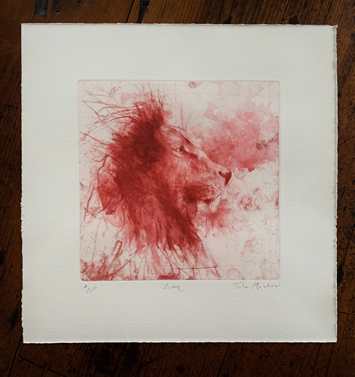 Original Hand-pulled Etching. Intaglio Print by Jake Muirhead ...