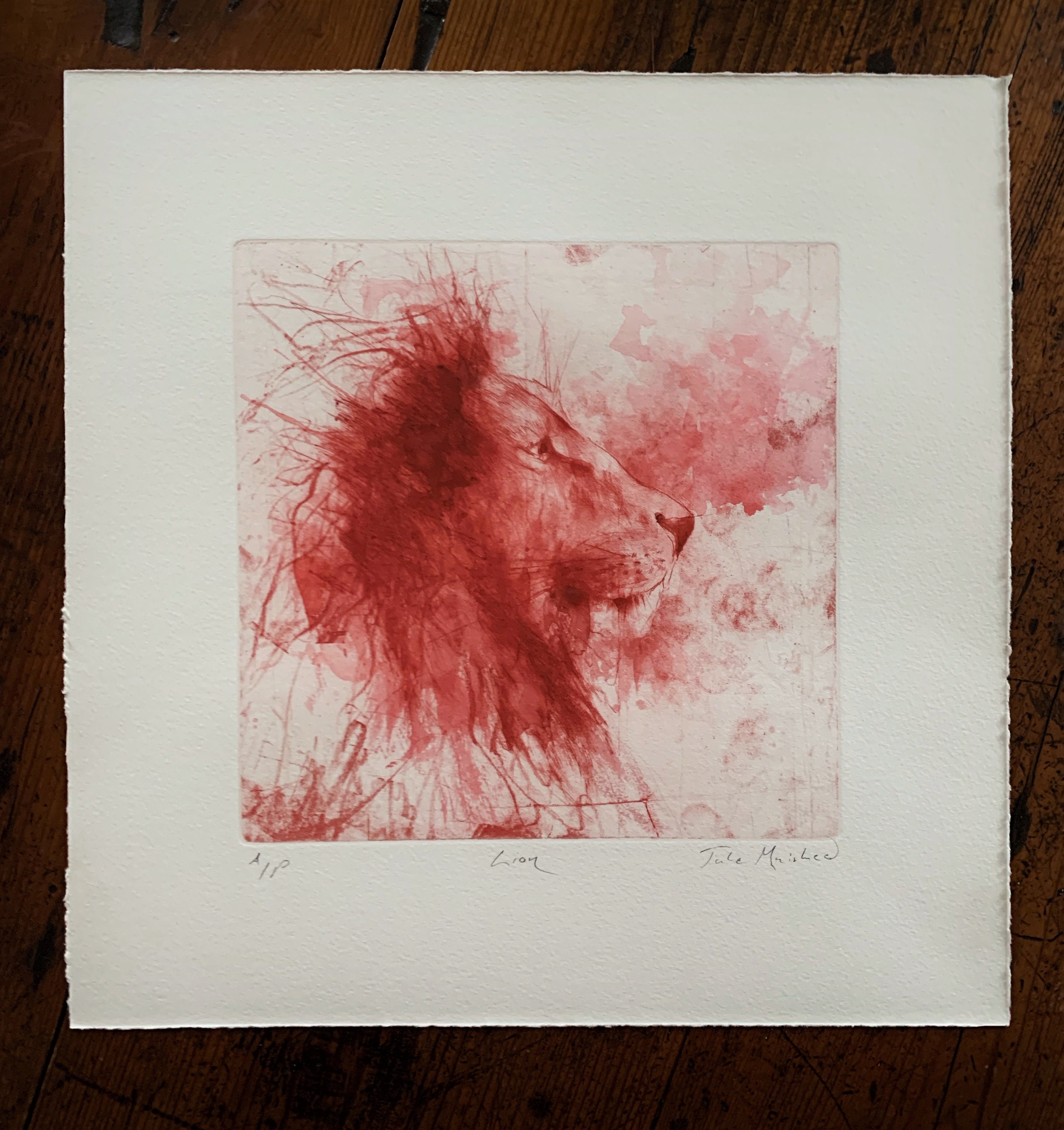 Original Hand-pulled Etching. Intaglio Print by Jake Muirhead ...