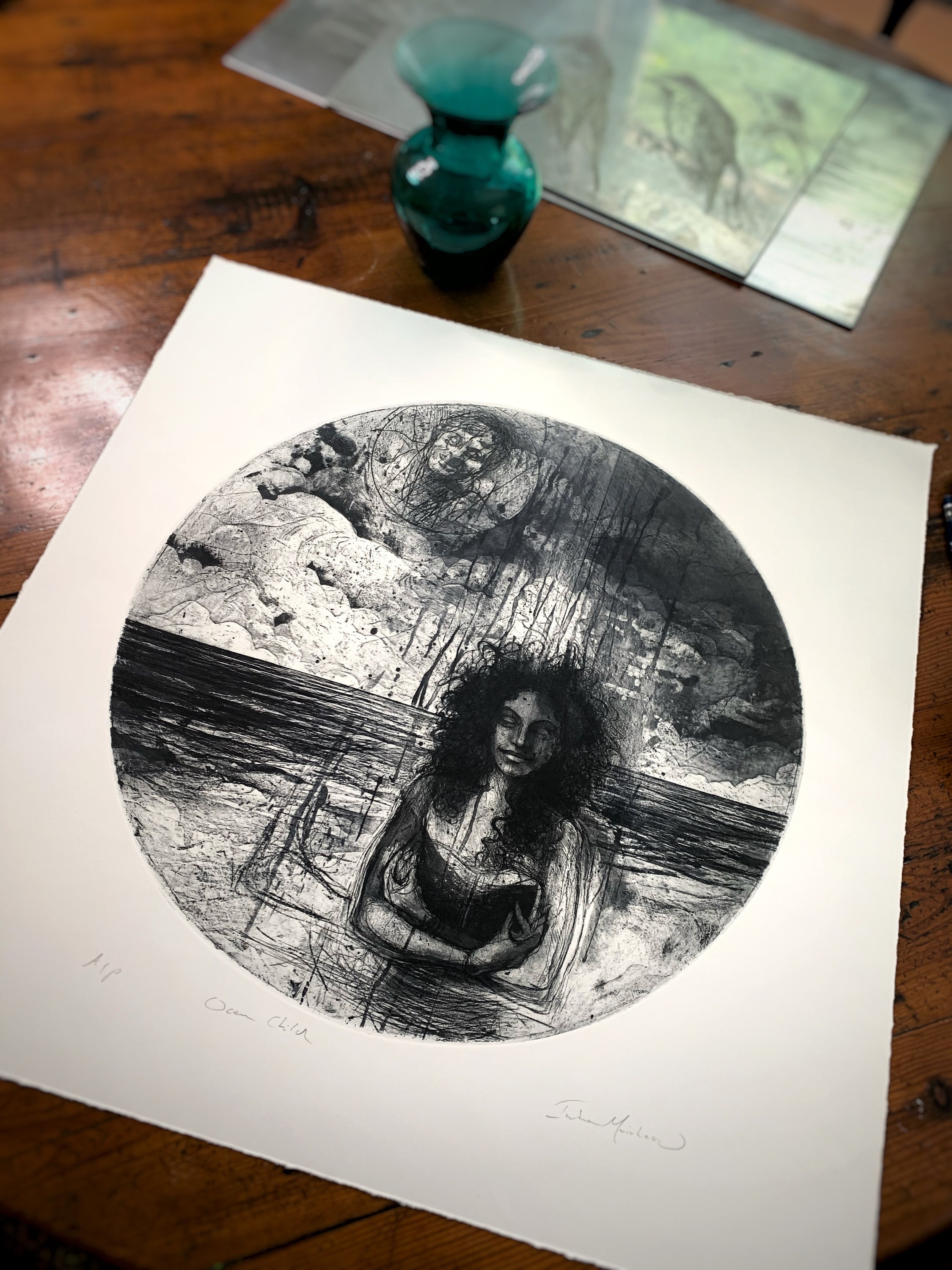Original Etching, Fine Art Print, Intaglio by Jake Muirhead - Etsy