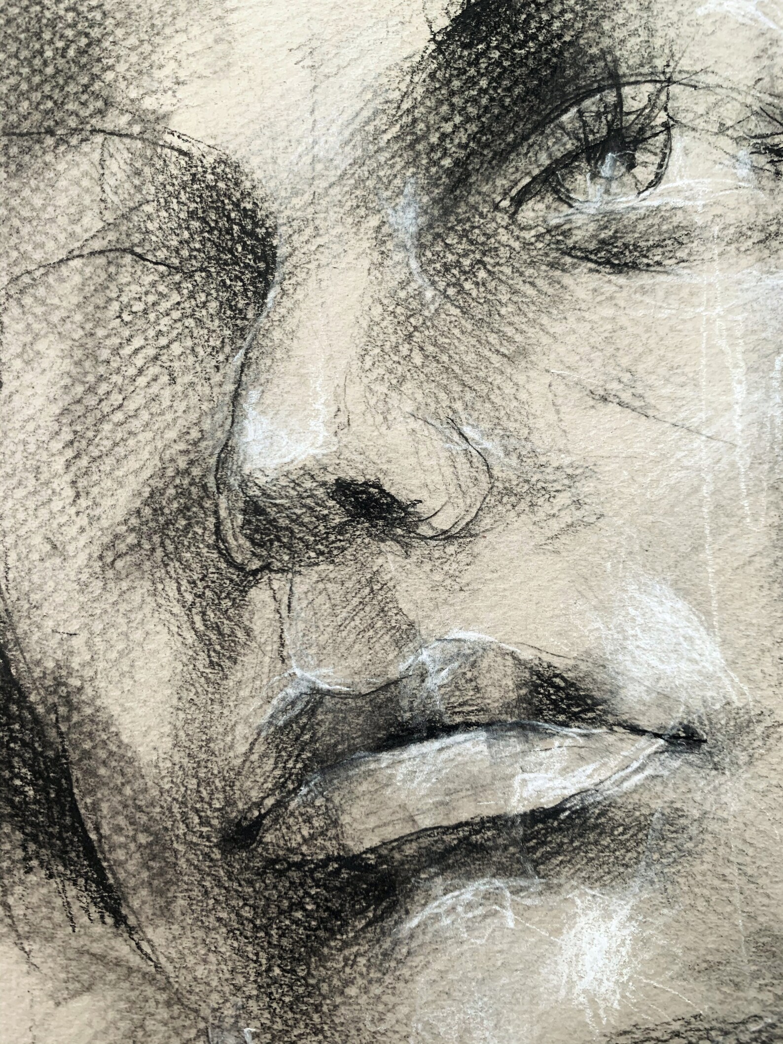 Charcoal Drawing, Original Artwork by Jake Muirhead. - Etsy