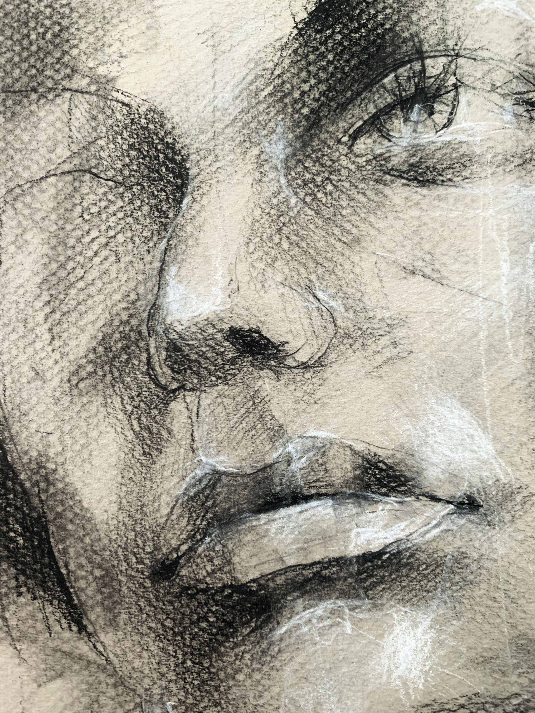 Charcoal Drawing, Original Artwork by Jake Muirhead. - Etsy
