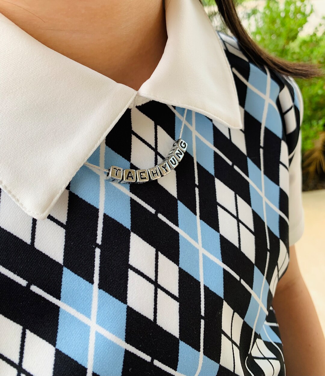 BTS Snake Chain Name Necklaces - Etsy