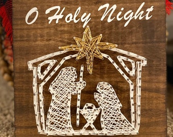 Nativity String Art | Etsy