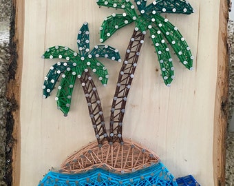 Palm Tree String Art Sign - MADE TO ORDER - Etsy