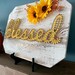 Blessed Sign String Art With Fall Faux Flowers - Etsy