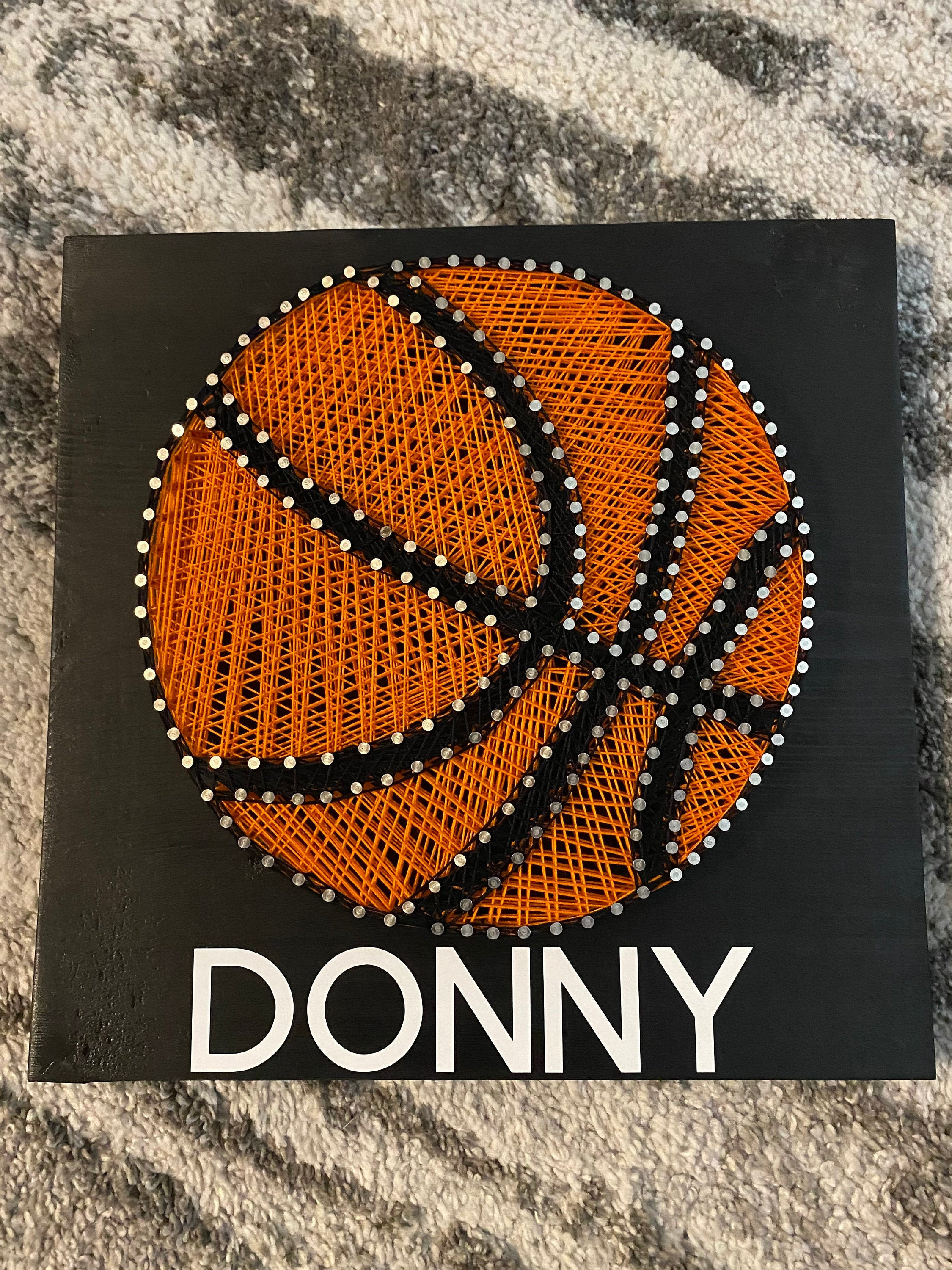 Personalized Basketball String Art - Etsy