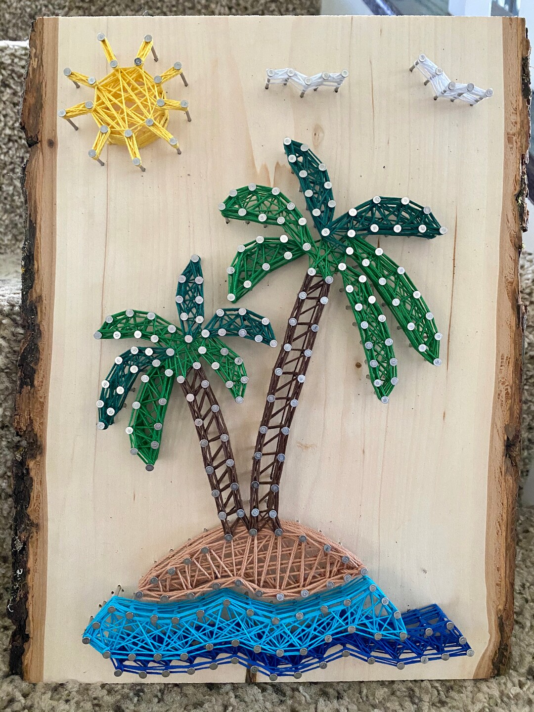 Palm Tree String Art - Etsy
