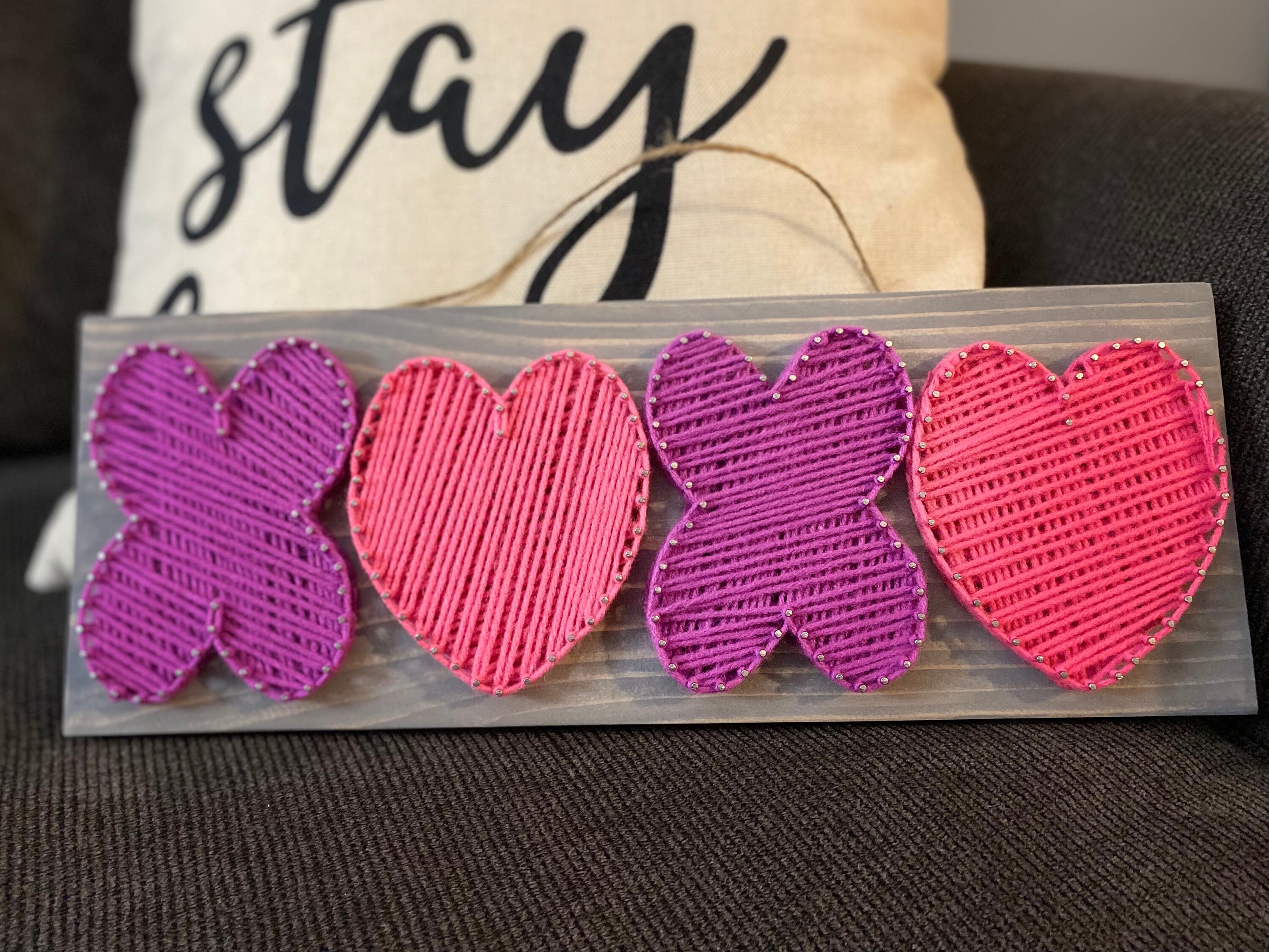 XOXO String Art Heart Sign - Etsy