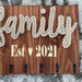 PERSONALIZED Family String Art Picture Board Sign - Etsy