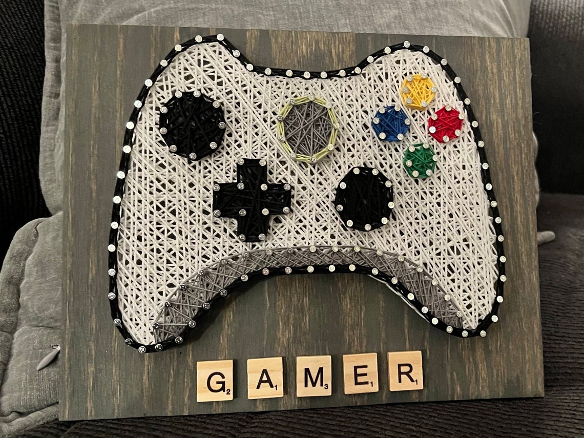 Gamer Controller String Art - Etsy