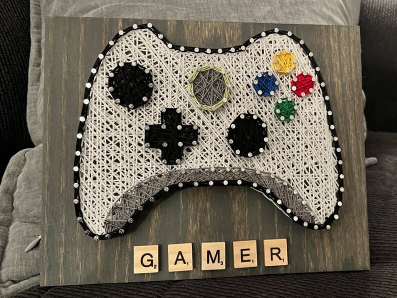 Gamer Controller String Art - Etsy