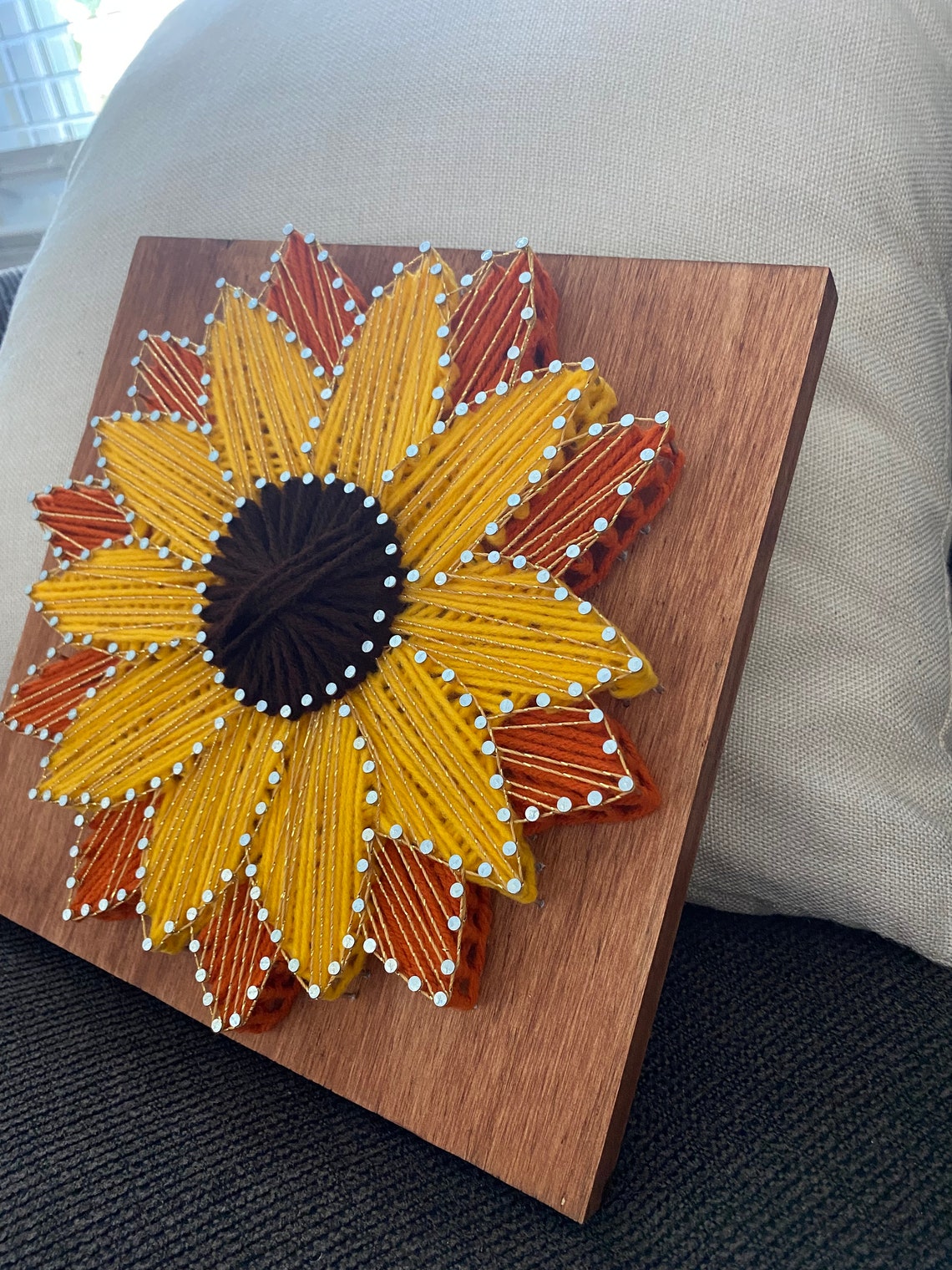 Sunflower String Art - Etsy