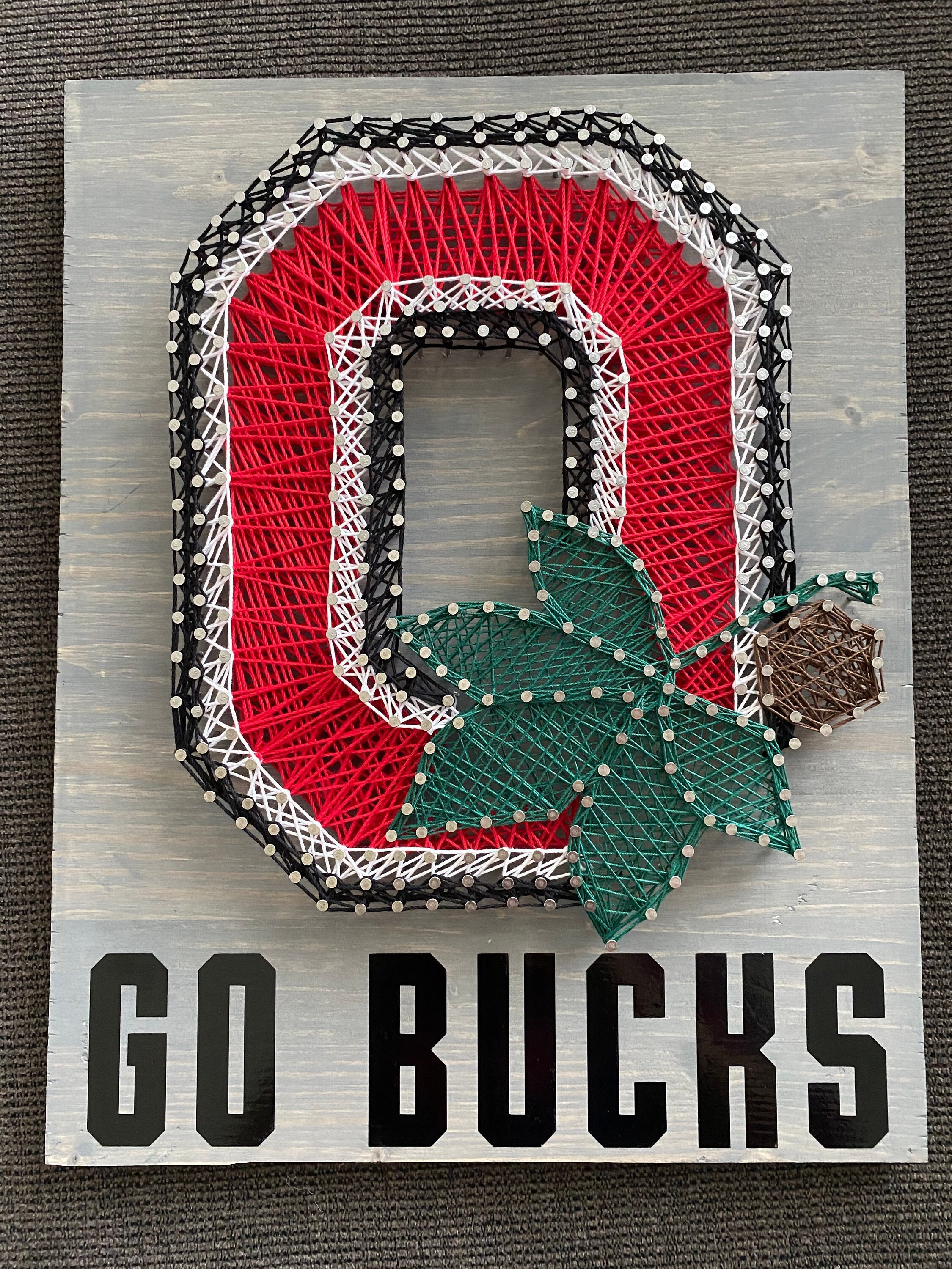 Ohio State University String Art - Go Bucks - Etsy