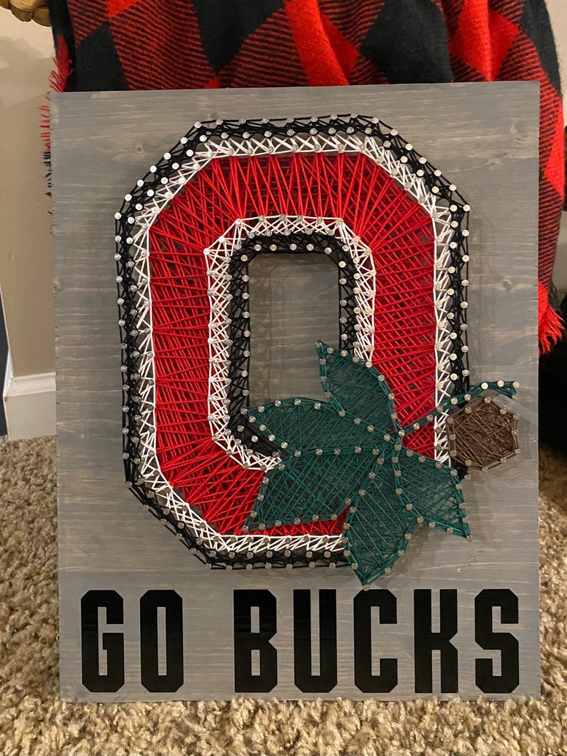 Ohio State University String Art - Go Bucks - Etsy