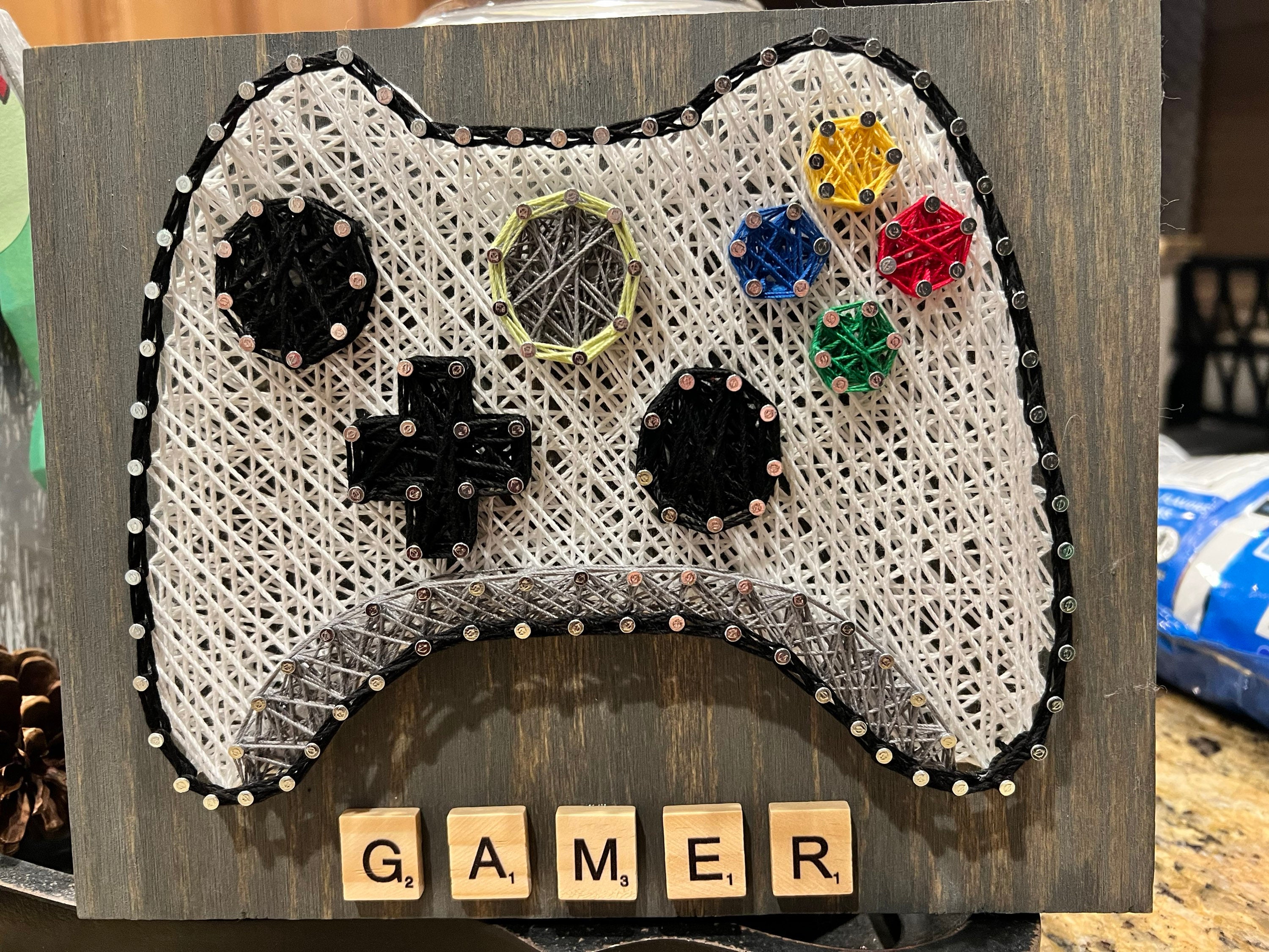 Gamer Controller String Art - Etsy