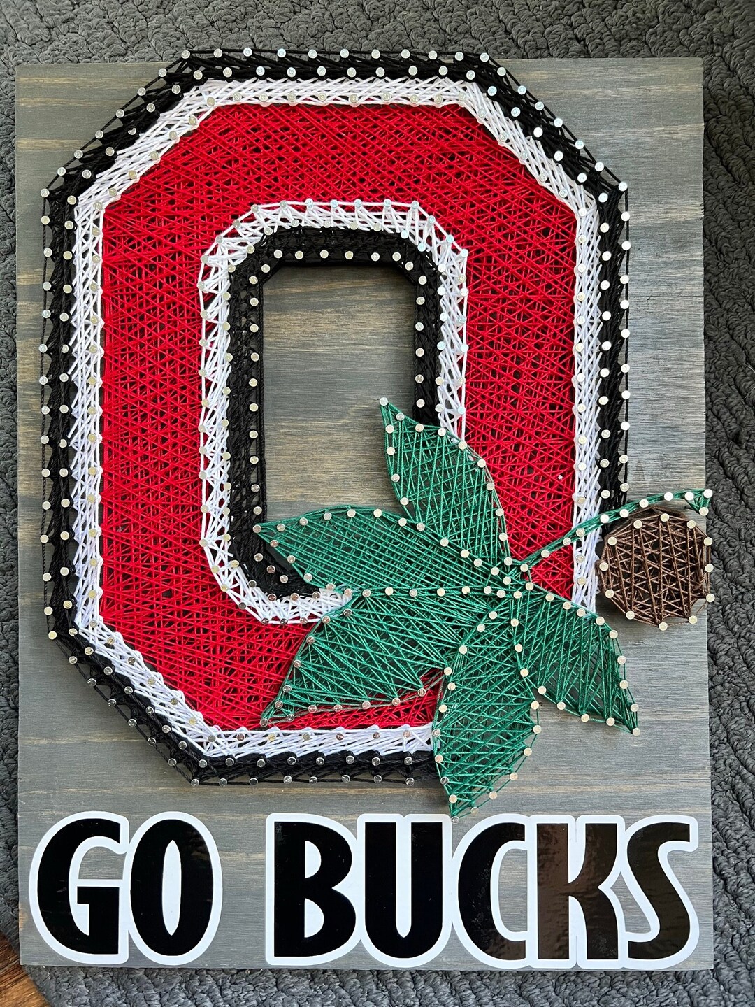 Ohio State University String Art - Go Bucks - Etsy