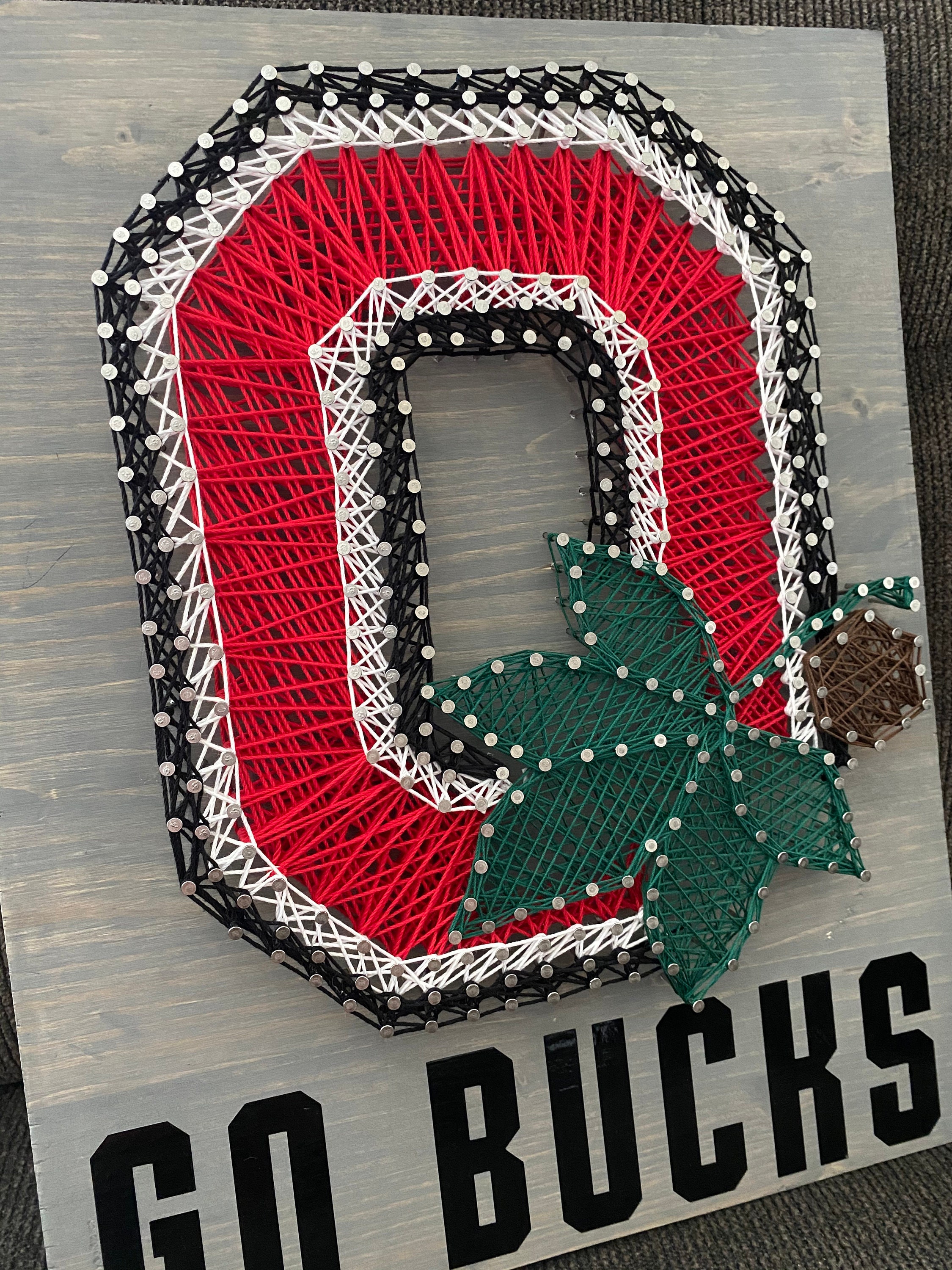 Ohio State University String Art - Go Bucks - Etsy