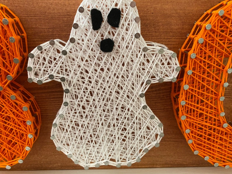 Boo Ghost Halloween String Art - Etsy