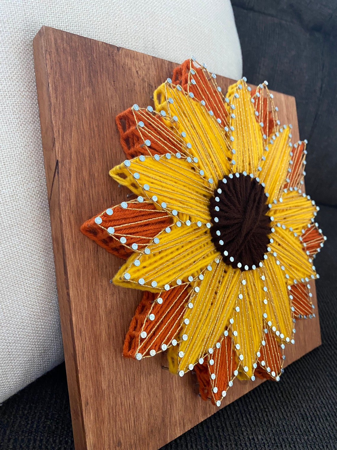 Sunflower String Art - Etsy