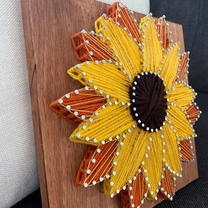 Sunflower String Art - Etsy
