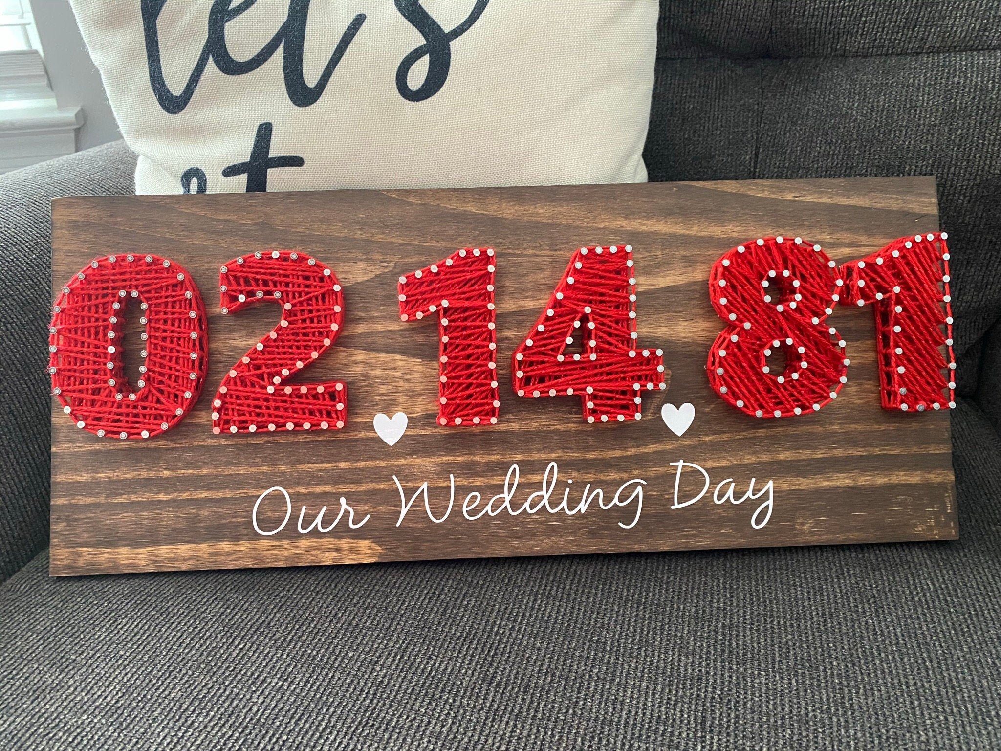 Personalized Date String Art - Made to Order - Etsy