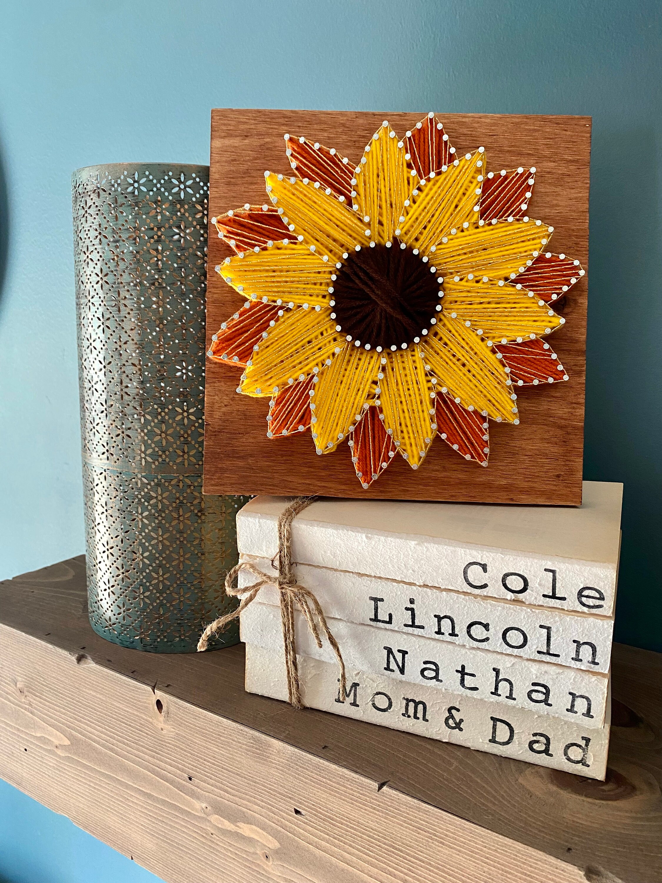Sunflower String Art - Etsy